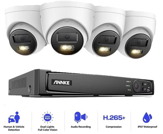 12MP Beveiligingssysteem – NVR Camera Set – IP Camera Systeem – Video ...