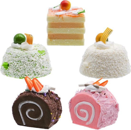 Inovra Plus - 5 stuks realistische namaak taarten voor decoratie en ...