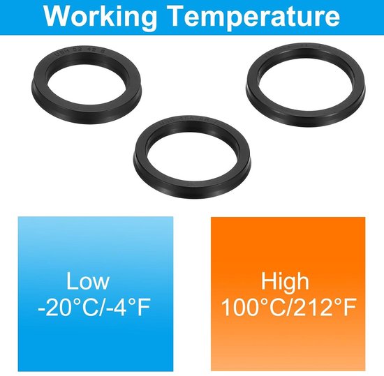 Allecto Premium - Radiale afdichting 32 mm ID x 42 mm buitendiameter ...