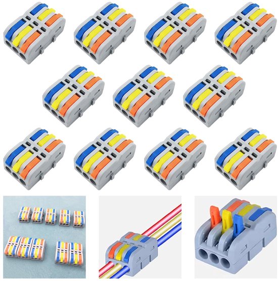 Elektrische Draadconnectoren - Compacte Mini Kabelconnectoren - Nieuwe ...