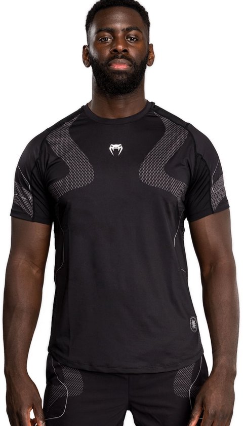 Venum Nexus Dry Tech T-Shirt Zwart Zilver - M | bol