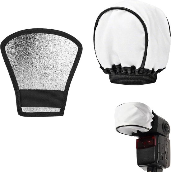 Allecto Plus - Camera Lens en Flitser Diffuser Set in Zilver ...