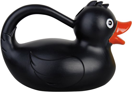 Esschert Design Gieter - Badeend - zwart - 1,8 liter - kunststof ...