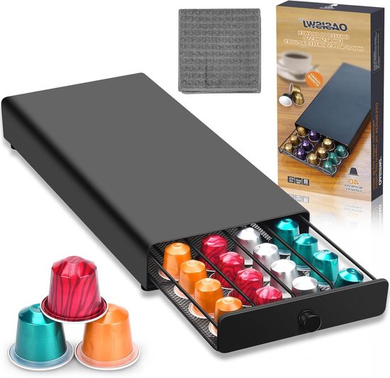 Allecto Plus - Capsule houder voor 40 capsules - Koffiecup opbergrek ...