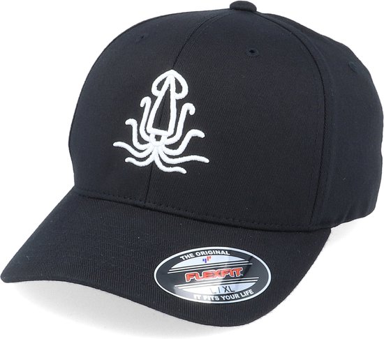 Hatstore- 3D Squid Black Flexfit - Iconic Cap | bol