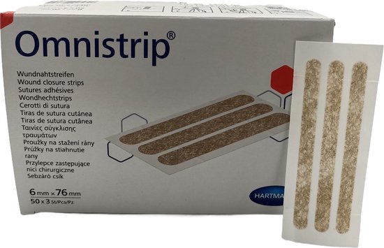 Hartmann - Omnistrip wondhechtstrips - zwaluwstaartjes - 6 x 38mm | bol