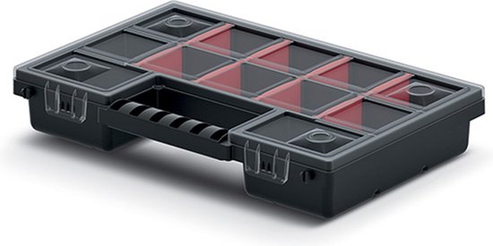 Kistenberg Sorteerbox/vakjes koffer - spijkers/schroeven/kleine spullen ...