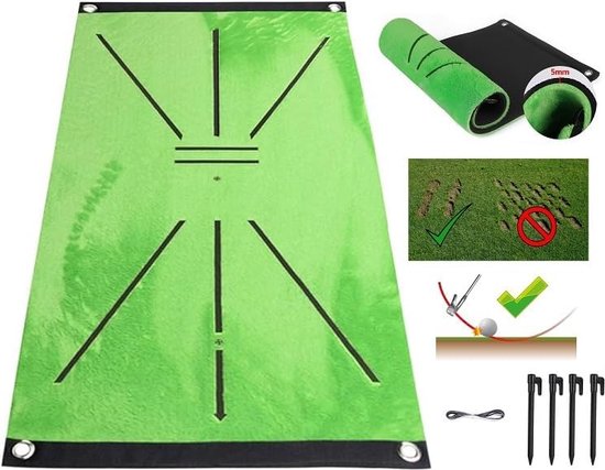 Divot Board Golf Mat - Swing Trainer - Directe feedback - 60 x 30 cm | bol