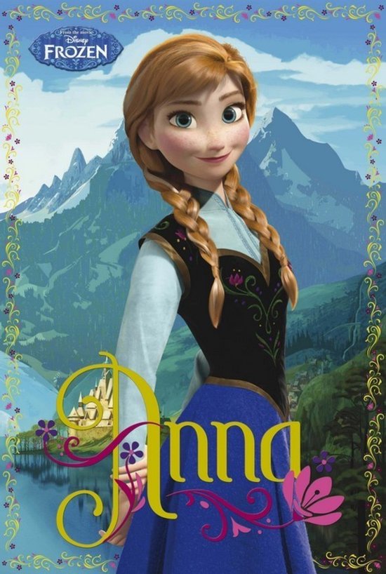 Poster Frozen Anna 61x91,5cm | bol