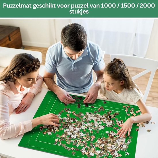 Puzzelmat voor 2000stukjes - Puzzelmap met Accessoires - Puzzelbord ...