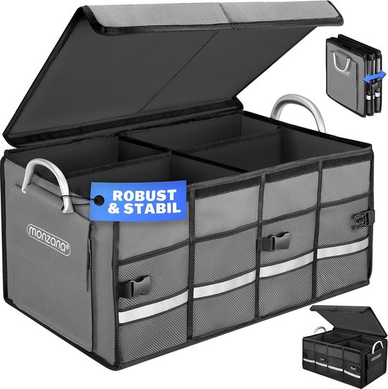 Kofferbak Organizer Deksel 68L Verdelers Opbergbox Waterdicht ...