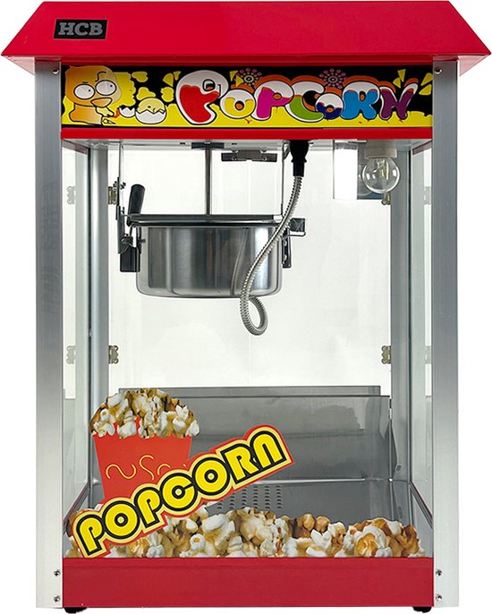 HCB® - Professionele Horeca Popcorn machine - 230V - Popcornmachine ...