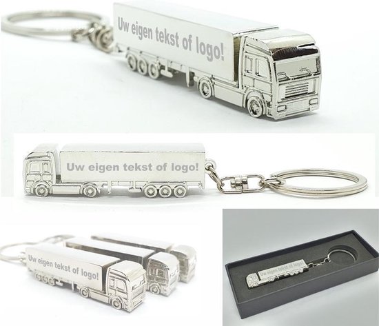 Vrachtwagen Sleutelhanger Met Naam - Gerben | bol.com