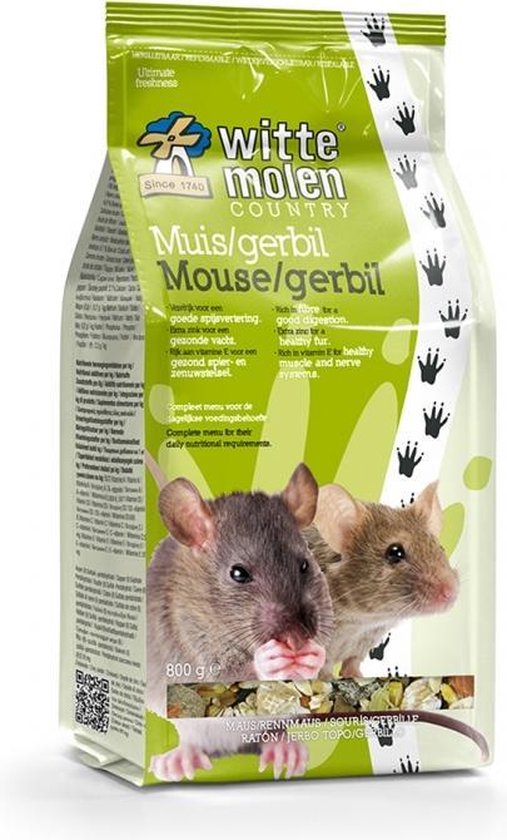 Witte Molen Country muizen/gerbils wm k6 800gr | bol.com