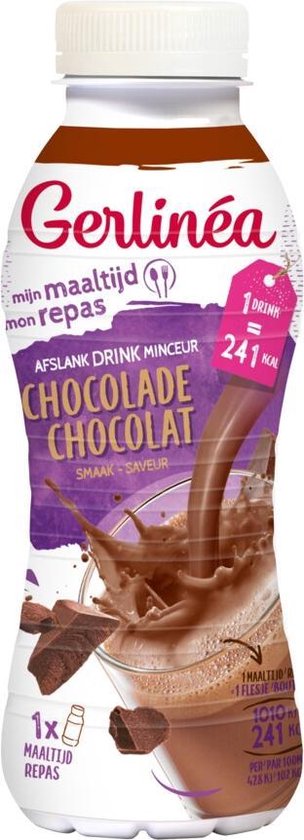 8x Gerlinea Drinkmaaltijd Chocolade 236 ml | bol