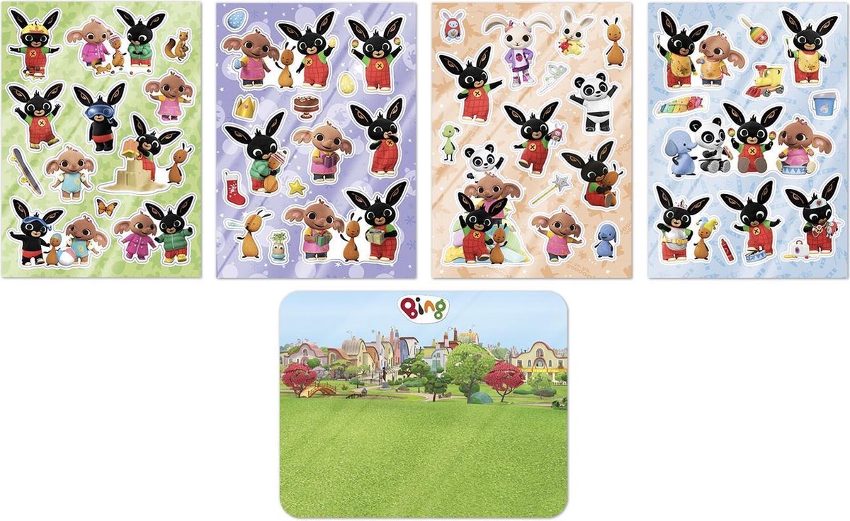 Bambolino Toys raamstickers Bing niet permanente verplaatsbare stickers ...