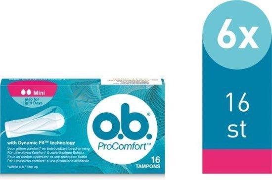 OB Pro Comfort Mini - Voordeelverpakking 96 Stuks | bol.com