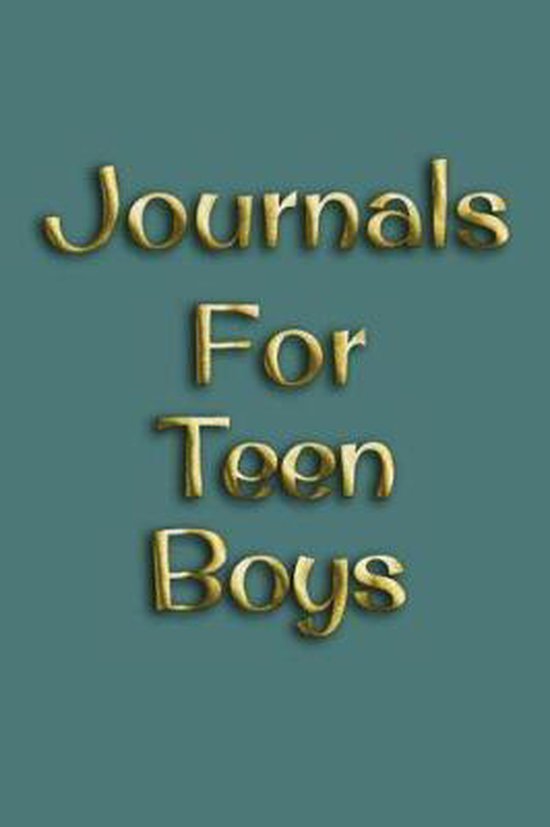 Journals for Teen Boys | bol.com