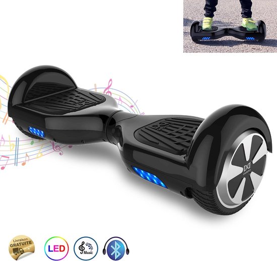Cool&Fun Hoverboard - 6.5 inch - Zwart | bol.com