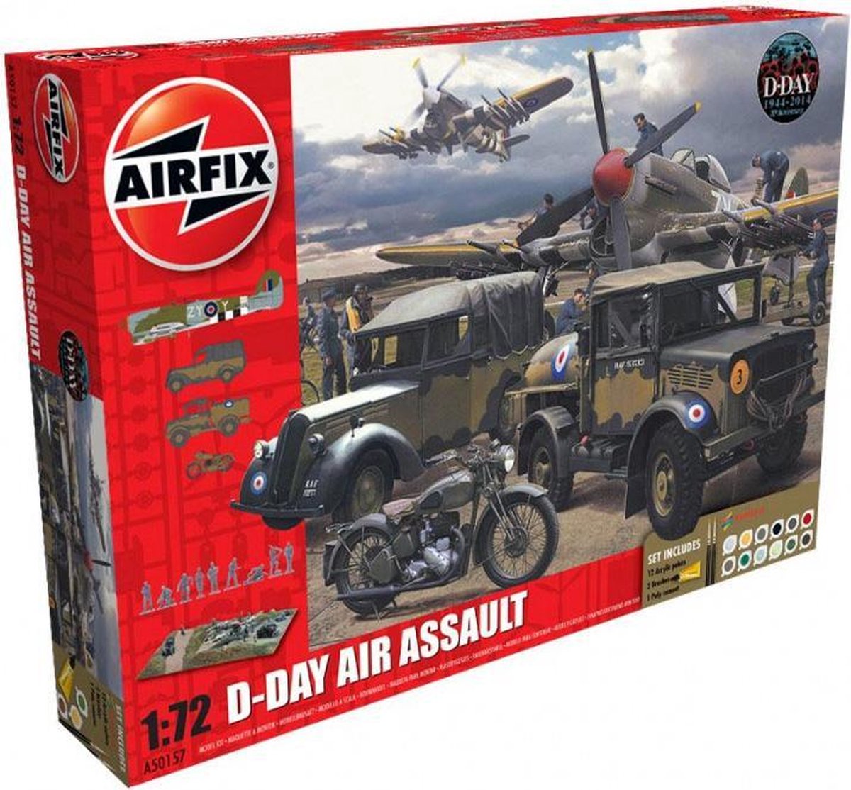 Airfix D-Day The Air Assault Gift Set Modelbouwpakket | bol.com