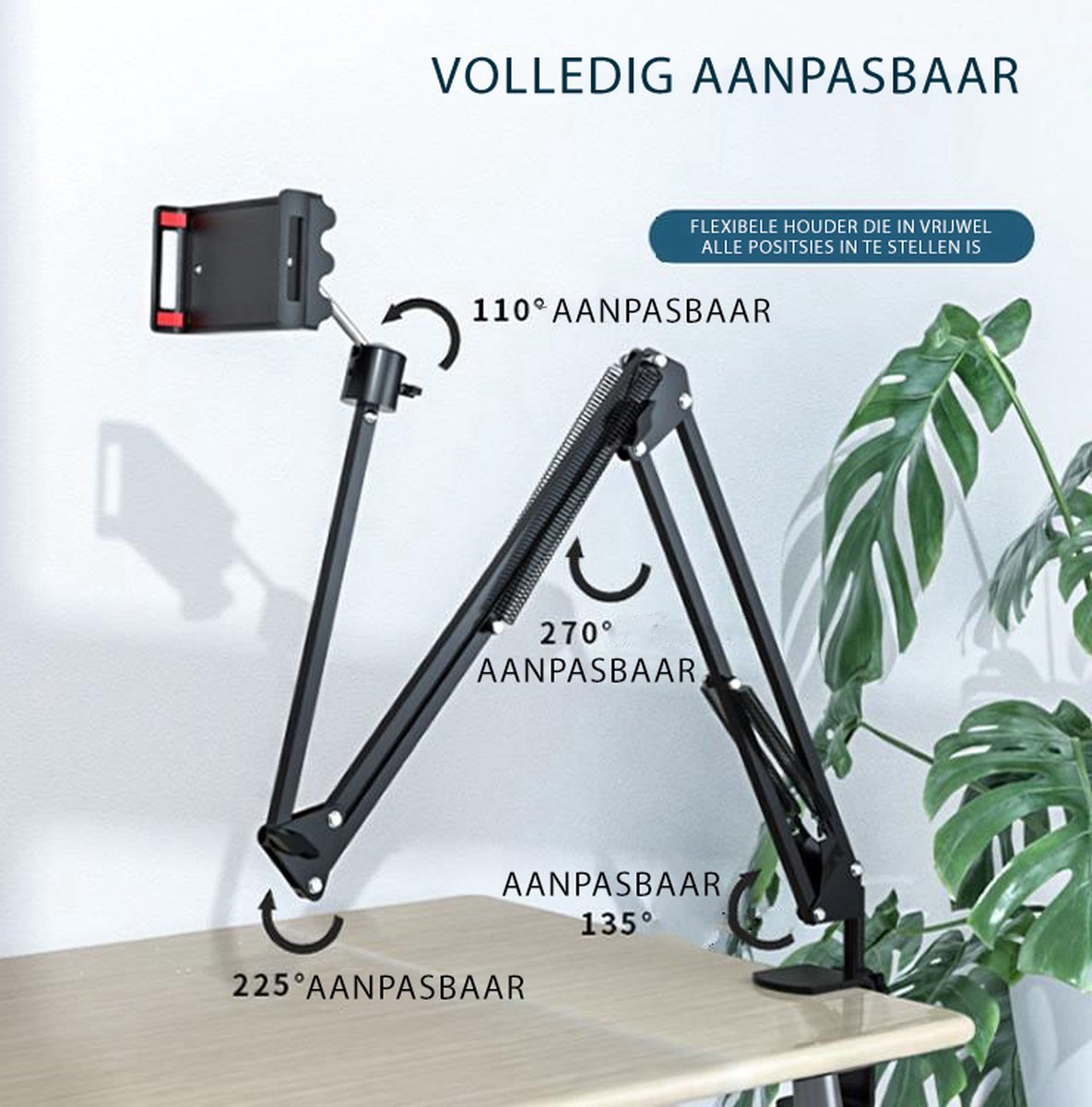iParadise Telefoonhouder - Telefoon Statief Bureau - Telefoonstatief ...