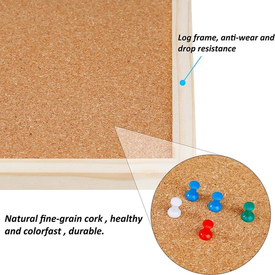 Prikbord – premium kwaliteit – bureau – office – school – duurzaam | bol