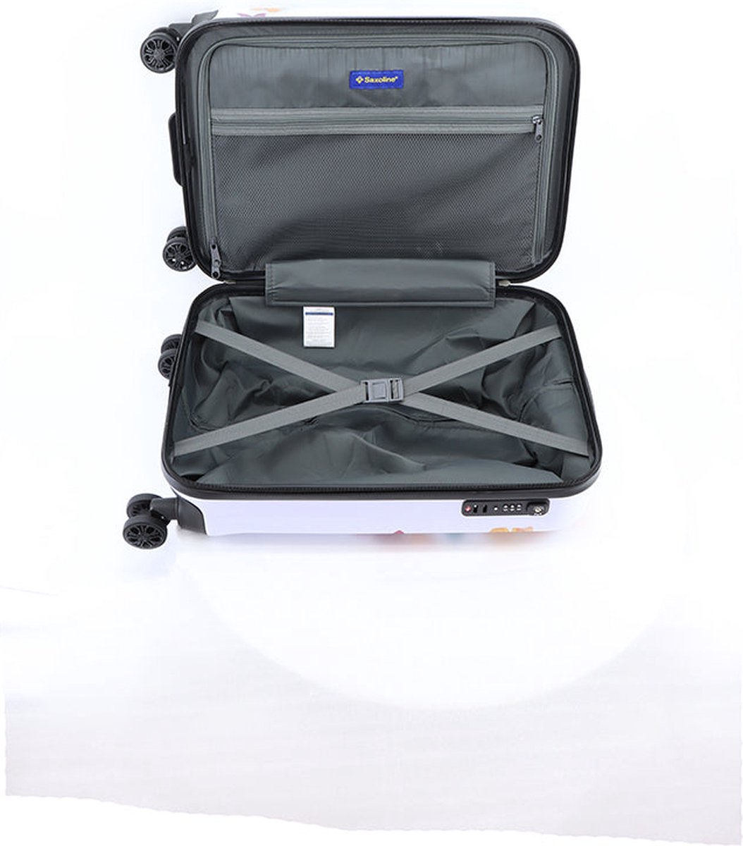Saxoline Koffer / Reiskoffer / Trolley - 55 cm - 28 Liter - ABS ...