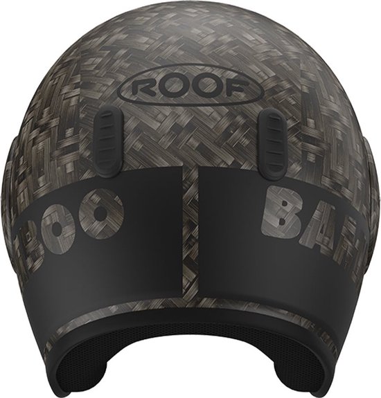 ROOF Bamboo Zwart Mat Jet Helm S | bol.com