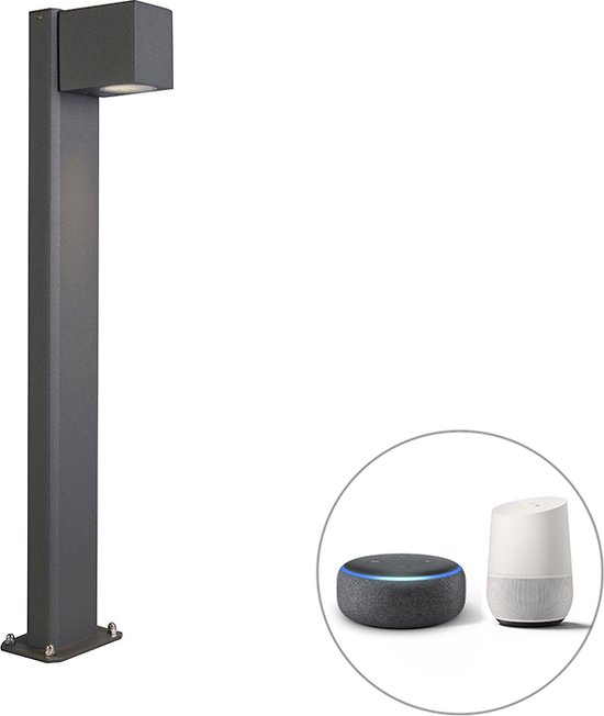 QAZQA baleno - Moderne LED Smart Staande Buitenlamp | Staande Lamp voor ...