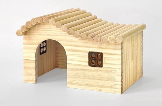Hamster Huisje Met Dak Geschikt Voor Hamsters Rat Cavia Muis Kleine ...