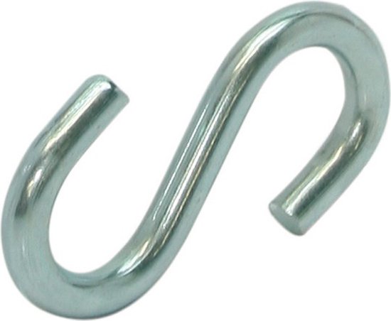 Gb S-haak nr. 30 afmeting 30 x 9mm diameter 3mm EV 80070001 | bol.com