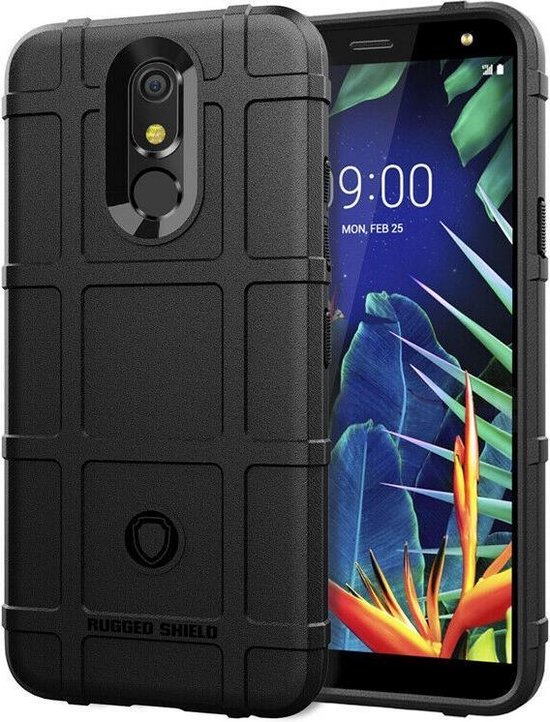 Hoesje voor LG K40 - Beschermende hoes - Back Cover - TPU Case - Zwart ...