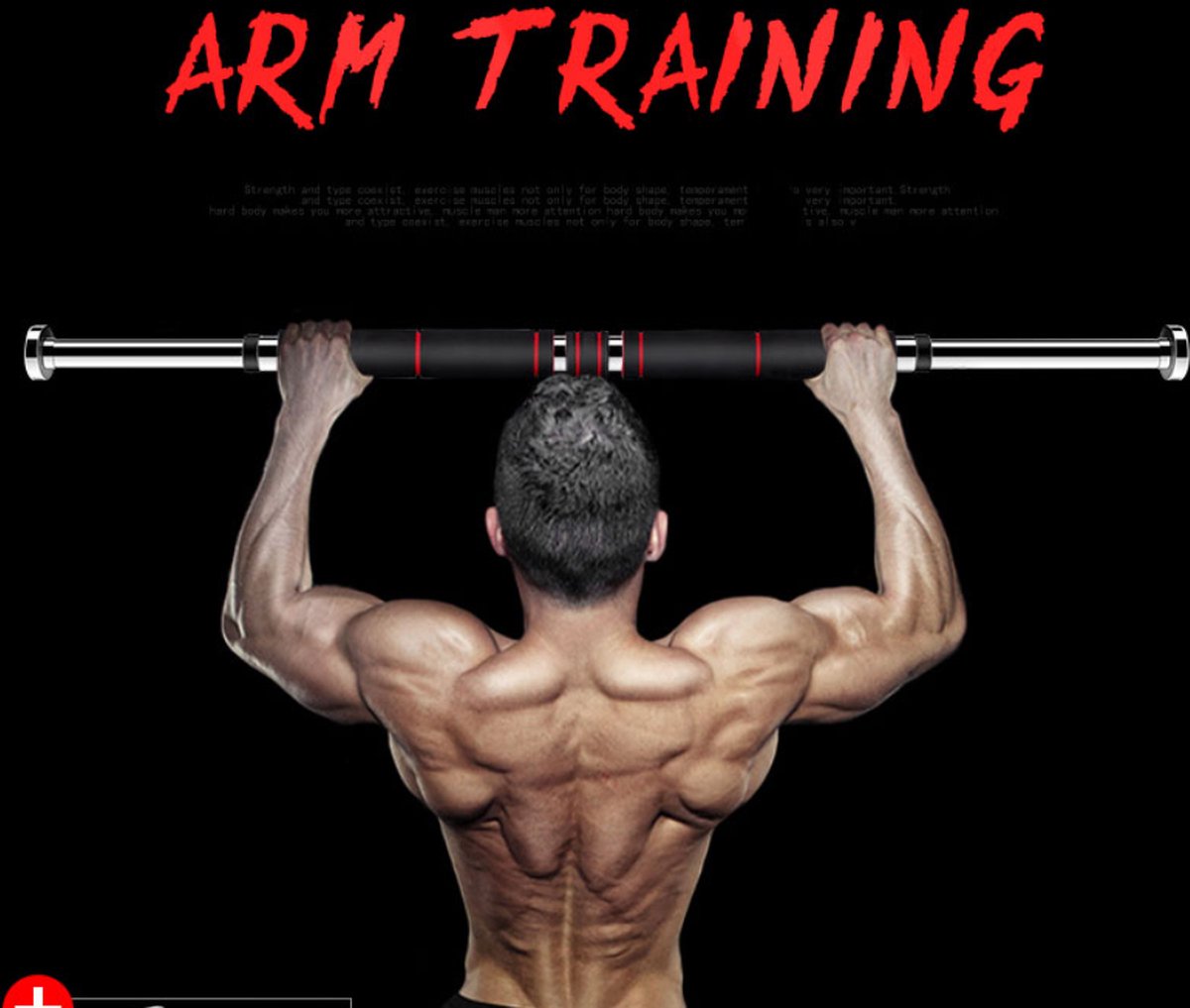 Deur Horizontale Balken Staal Verstelbare Home Gym Workout Chin Push Up ...