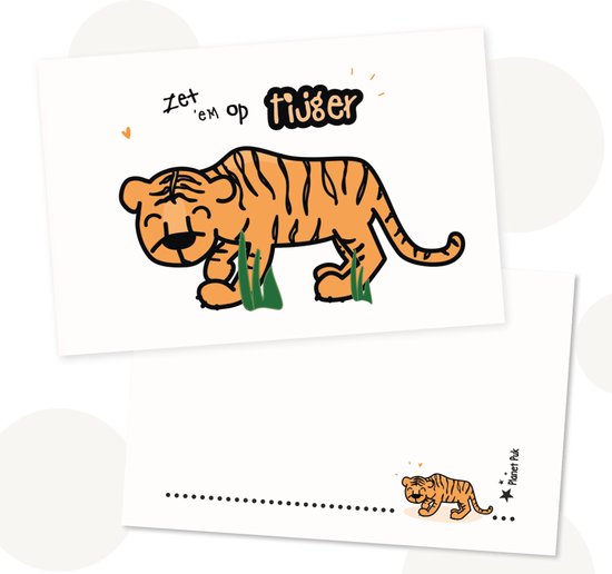 Planet Puk | Luxe Kaartenset met 5 superleuke Jungle & Safari kaarten ...