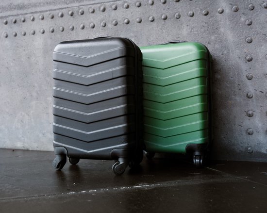 Norlander Reiskoffer - Handbagage trolley - Duurzaam rPet - Zwart | bol