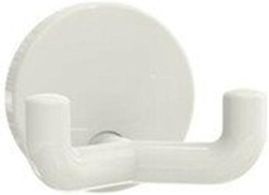 Hewi dubbele haak uitsprong 43.5 mm wit | bol