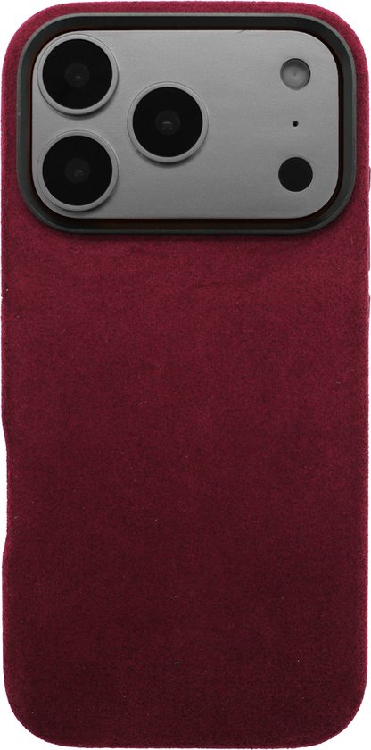 iPhone 17 Pro - Alcantara Case | Ruby Red | bol