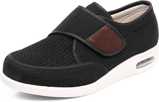 Extra Brede Verstelbare Diabetische Pantoffels voor Heren en Dames ...