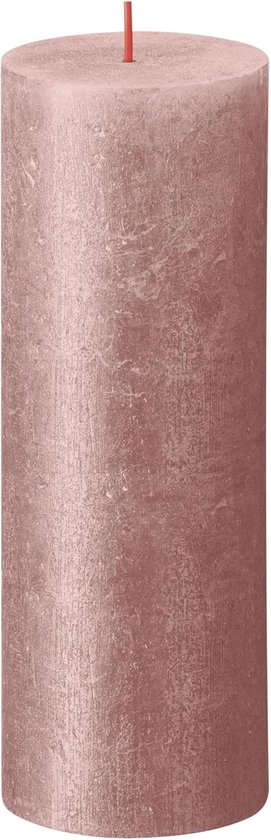 Roze stompkaars met shimmer effect 190 mm | bol
