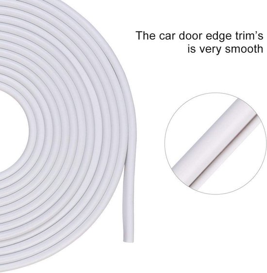 5M Autodeur Randbescherming - Rubberen Strip voor Anti-Kras Bescherming ...