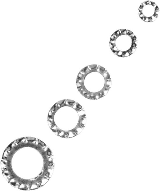 E-Ambar - 700 stuks Sluitringen M3/M4/M5/M6/M8 voor Borgrenset ...