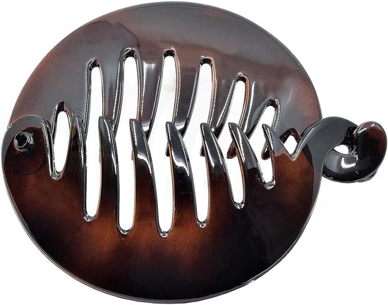 Ronde Franse Banaanclip Haarkam voor Volume en Dik Haar met Sterke Grip ...