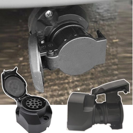 Aanhangeradapter 13 naar 7 polig - Traileradapter voor auto's en ...
