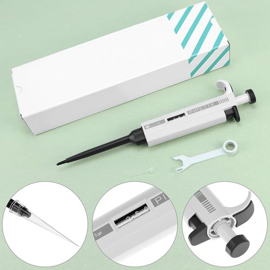 Verstelbare Laboratorium Pipet 0.5μl-10μl - Hoge Precisie En ...