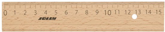 Houten Liniaal 15 cm - Onbreekbaar en Compact voor School, Tekenen en ...