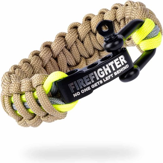 Verstelbare Paracord Survivalarmband met Noodlijn 3 Meter | bol