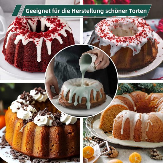 Ronde Tulbandvorm - Bakvorm voor Cake en Cakebeslag - Koolstofstaal | bol