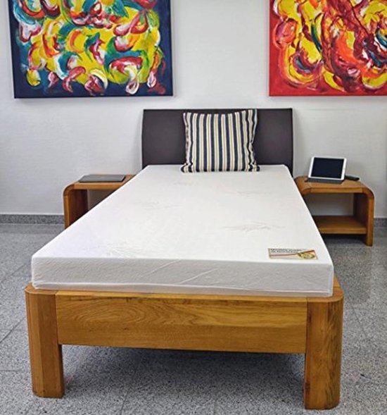 Traagschuim Matras 90 x 200 cm met Aloë Vera Hoes - Comfortabel en ...