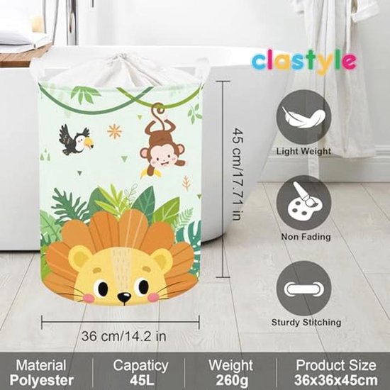 Grote Groene Jungle Leeuw Wasmand voor Kinderen – Opvouwbare Speelgoed ...