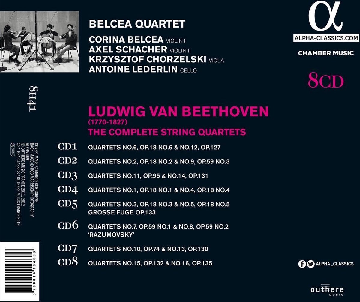 Belcea Quartet - The Complete String Quartets (8 CD), Belcea Quartet | Muziek | bol
